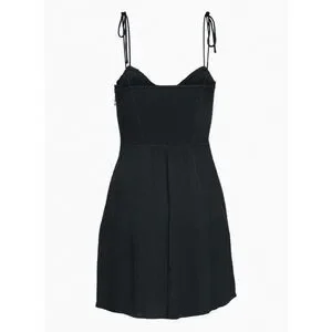 Wilfred | Dresses | Aritzia Wilfred Fable Black Mini Dress Little Black ...